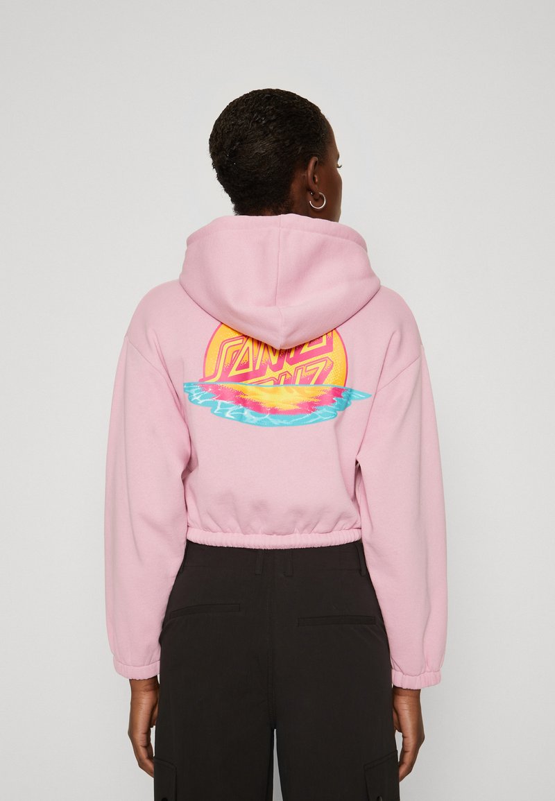 Santa Cruz SUNRISE DOT ZIP HOOD - Sweatjakke - fondant pink/pink ...