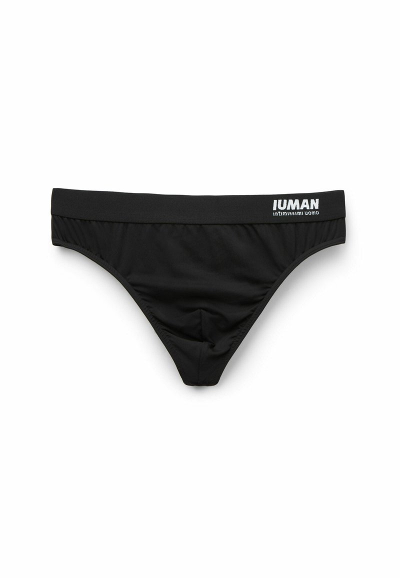 IUMAN Intimissimi Uomo G-STRING WITH LOGO - Tanga - black/schwarz - Zalando
