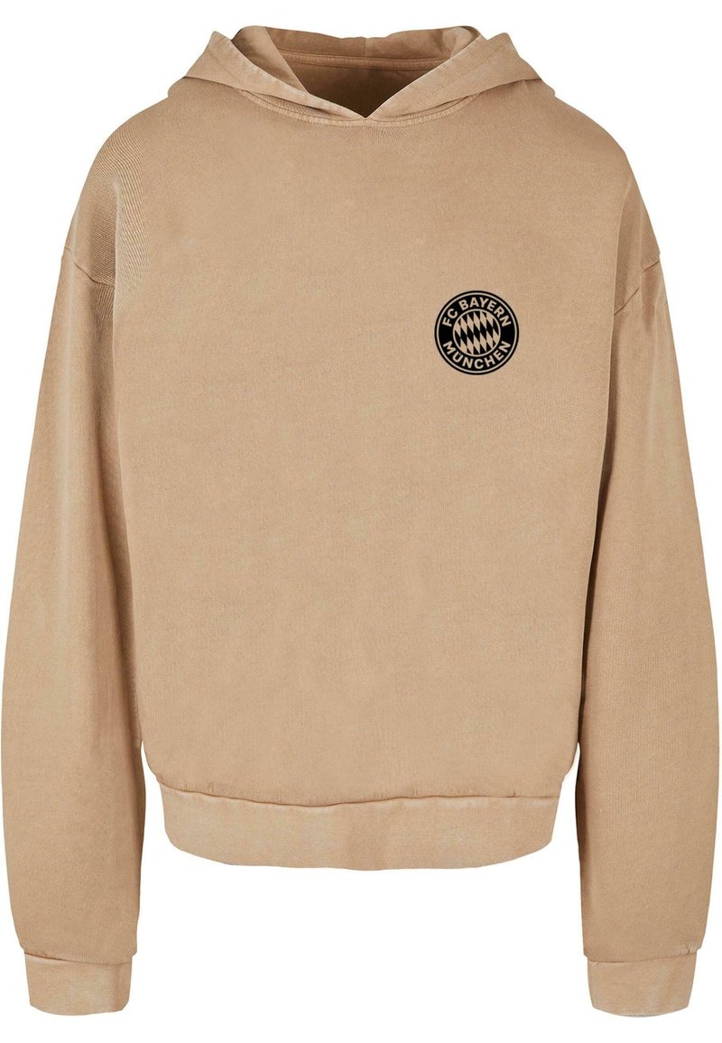 FC Bayern München OVERSIZED - Kapuzenpullover - unionbeige/beige ...