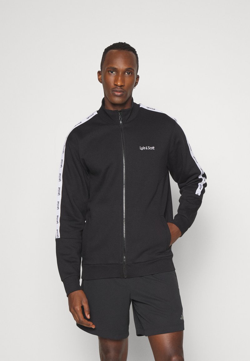 Lyle & Scott TAPE TRACK - Lukuga pusa - jet black/must - Zalando.ee