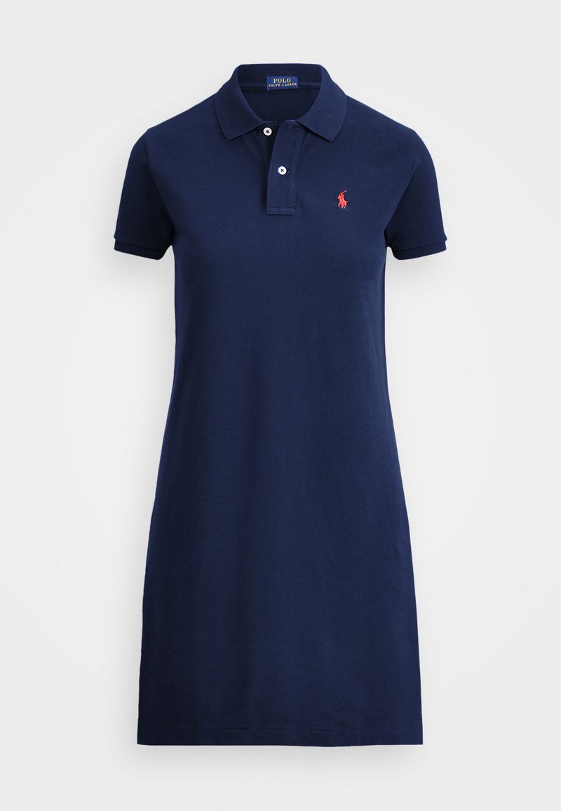 Polo Ralph Lauren SHORT SLEEVE CASUAL DRESS - Day dress - newport navy/blue - Zalando.de