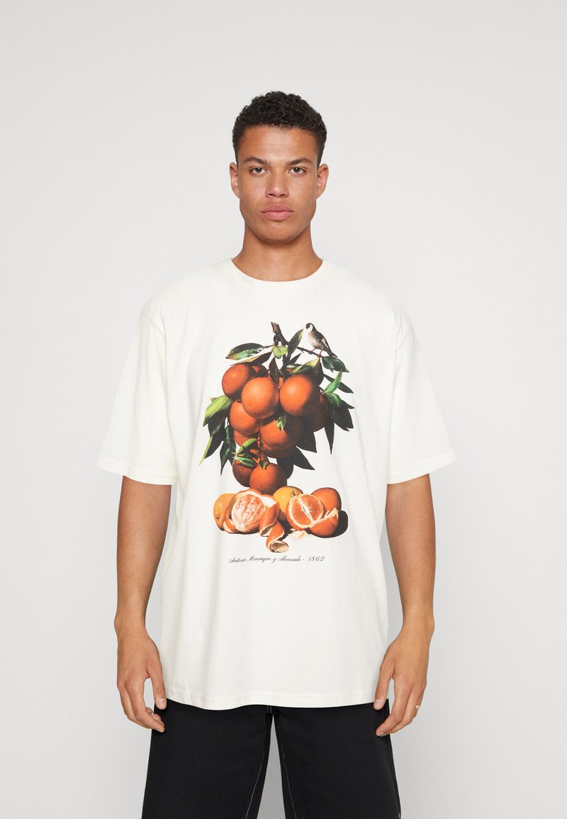 Redefined Rebel RRGIOVANNI TEE - T-Shirt print - pristine/offwhite ...