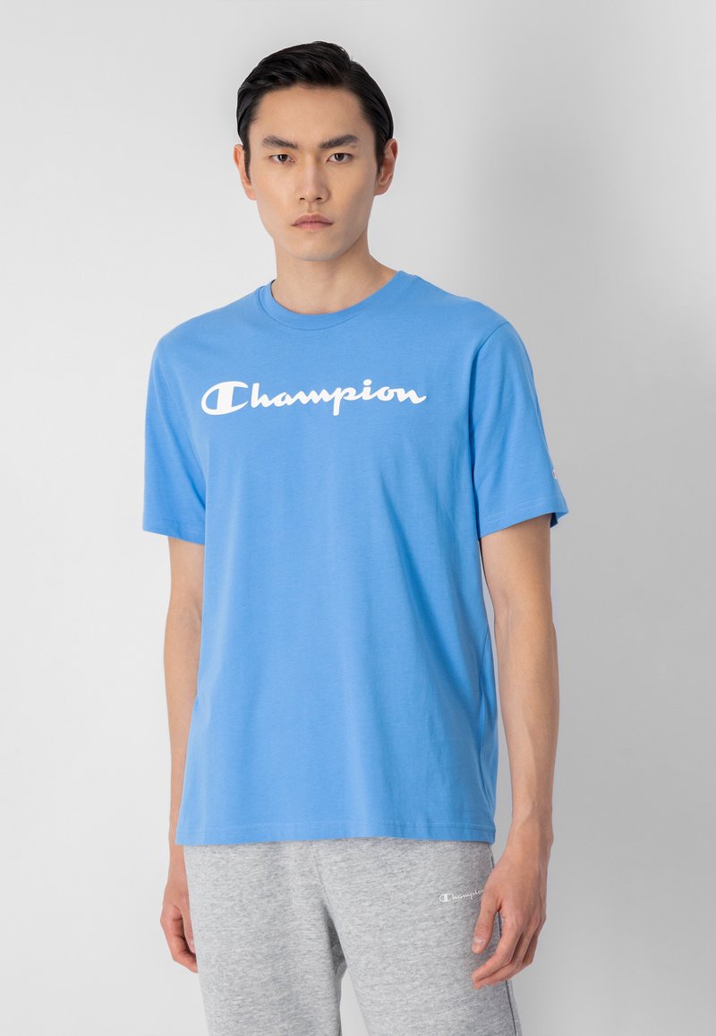Champion CREWNECK AMERICAN CLASSICS - T-shirt print - blue/blauw ...