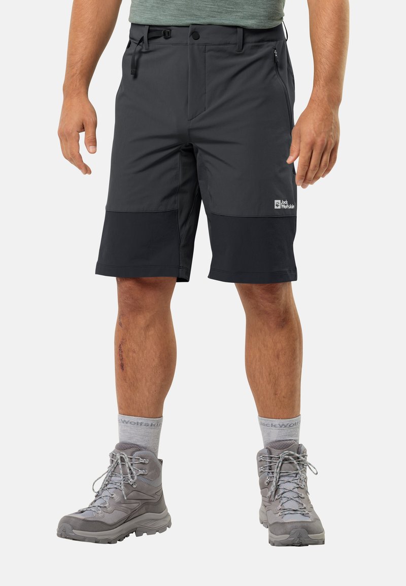 Jack Wolfskin ANDUR - kurze Sporthose - phantom/anthrazit - Zalando.de