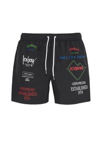Iceberg Badeshorts - black/schwarz - Zalando