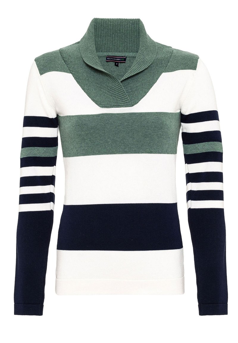 Felix Hardy SHAWL COLLAR - Striktrøje - green/grøn - Zalando.dk