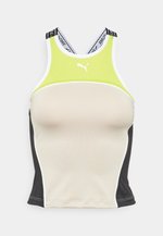 Puma FIT TRAIN STRONG FITTED TANK - Linne - putty/beige - Zalando.se