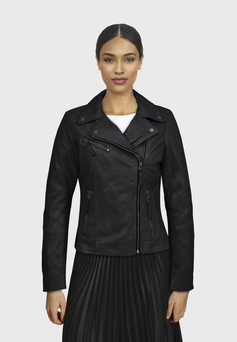 Oakwood OAKWOOD LEATHER JACKET CLIPS - Kurtka skórzana - Zalando.pl