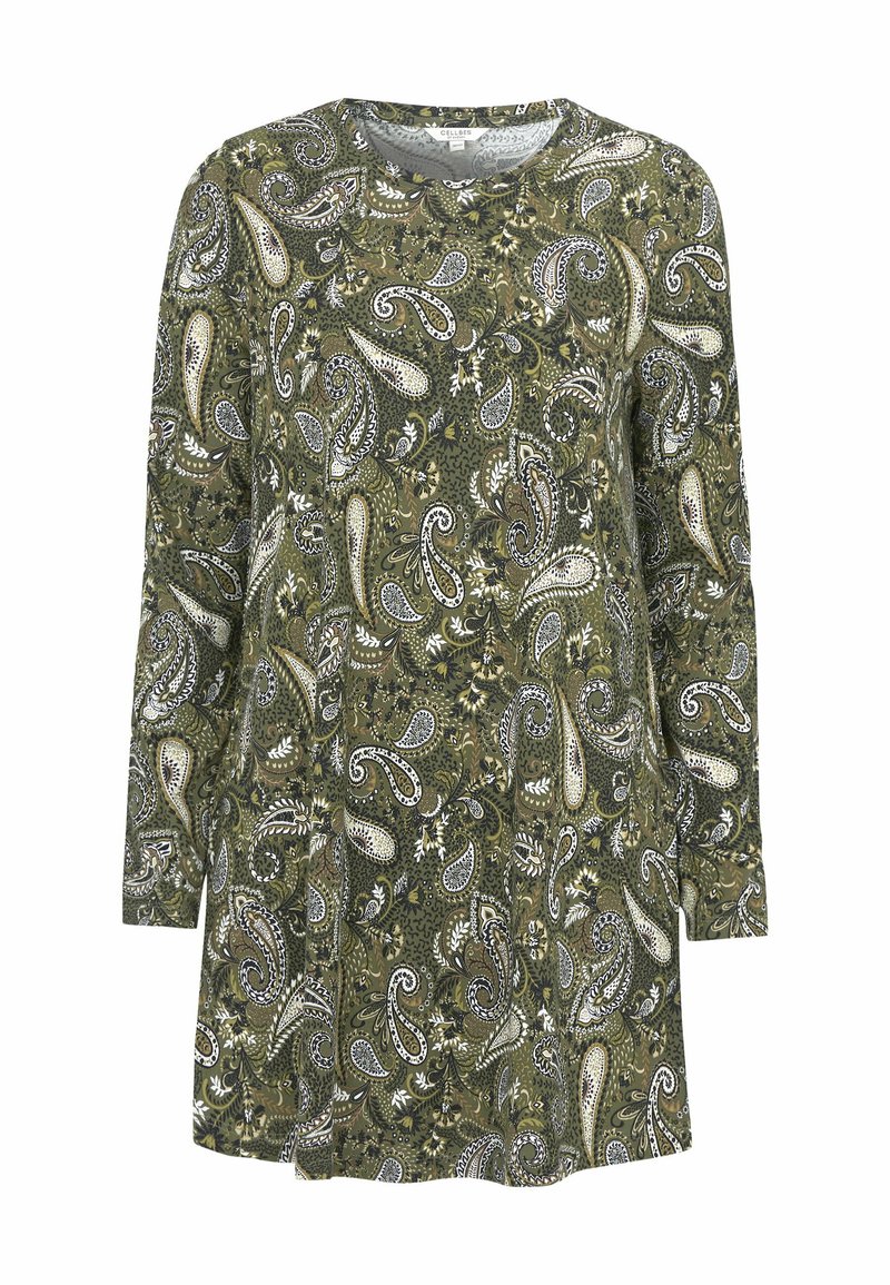 Cellbes of Sweden LONG SLEEVES - Tuniek - green paisley/groen - Zalando.be