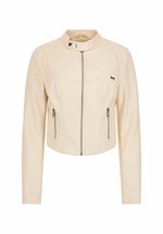 Guess ANITA - Jacka i konstläder - off white/offwhite - Zalando.se