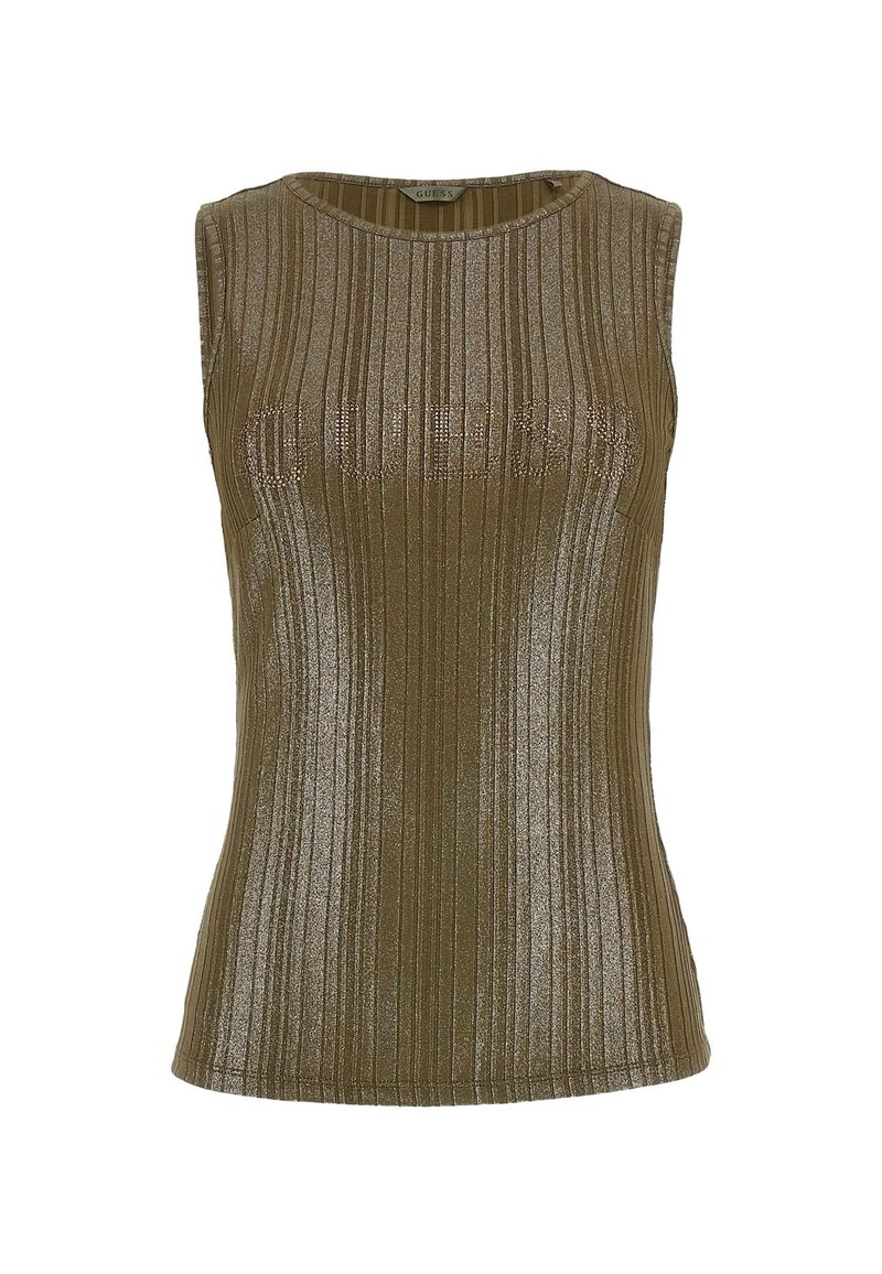 Guess TANK FRONTLOGO - Top - grün/verde - Zalando.it