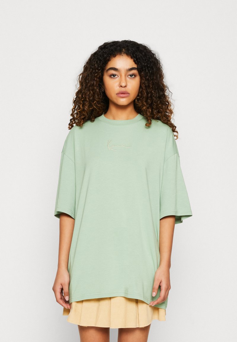Karl Kani SMALL SIGNATURE TEE - Camiseta básica - green/verde - Zalando.es