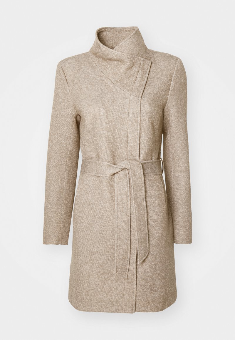 ONLY ONLELLI LIGHT - Short coat - walnut melange/light brown - Zalando ...