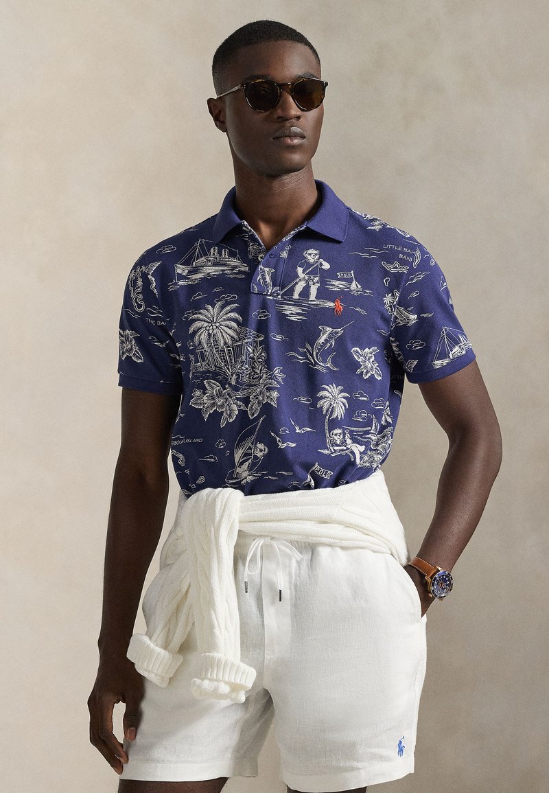 Polo Ralph Lauren CUSTOM SLIM POLO BEAR POLO SHIRT - Polo shirt ...