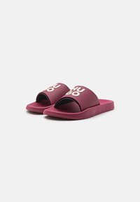 HUGO NIL SLID - Mules - dark red/fuschia - ZALANDO.FR