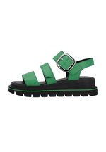 Rieker EVOLUTION Wedge sandals - grün/green - Zalando