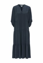 Cellbes of Sweden WITH FLOUNCES - Maxi dress - navy/mottled dark blue ...