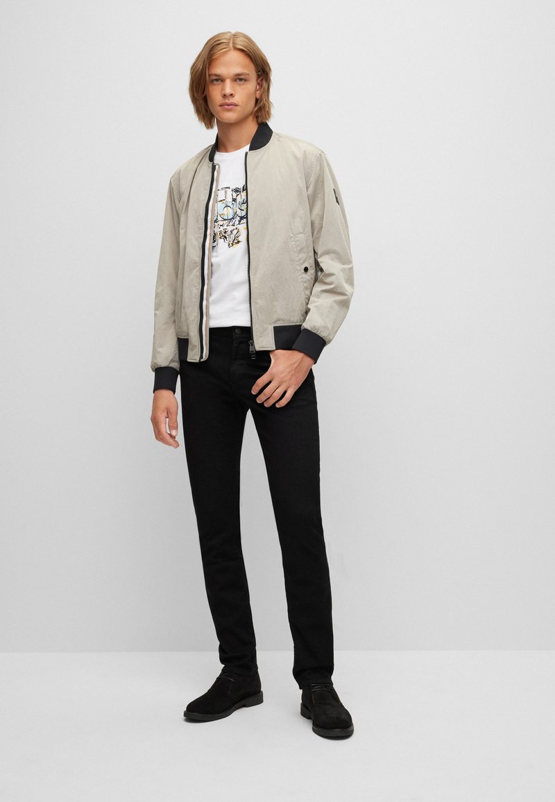 BOSS Jean slim - black/noir - ZALANDO.FR