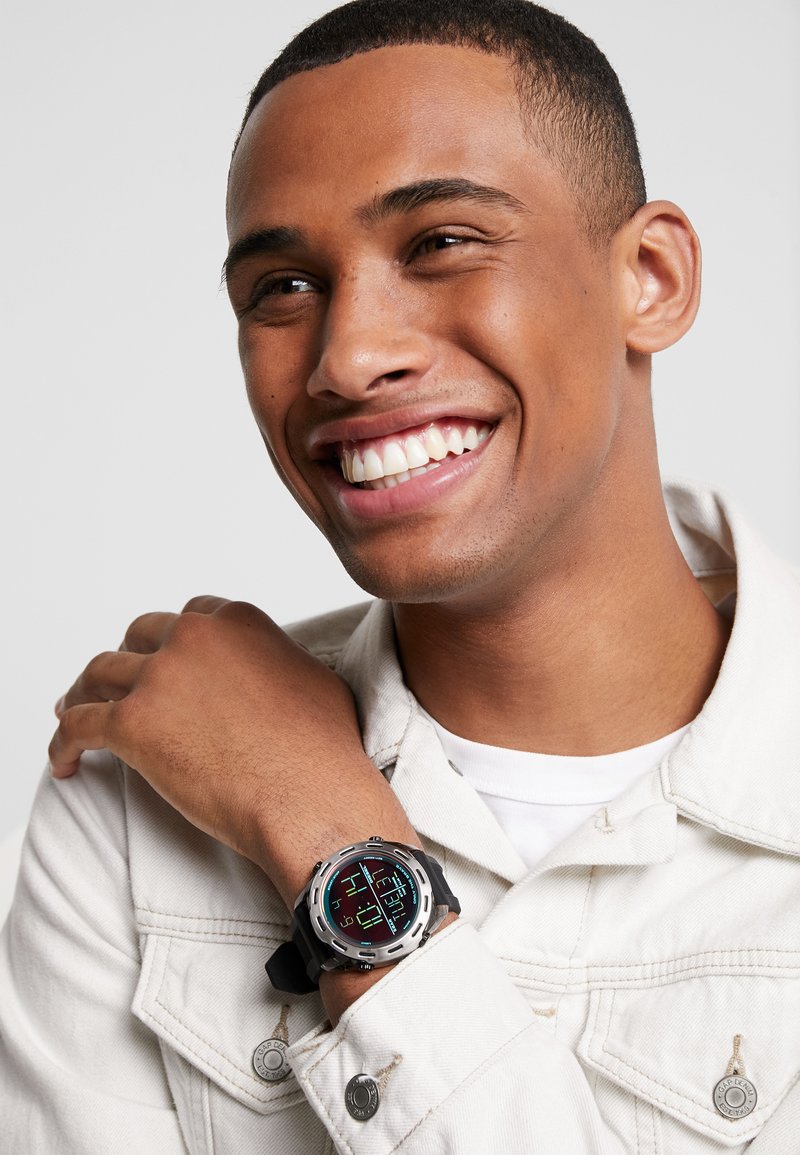 Diesel CRUSHER - Digital watch - schwarz/black - Zalando
