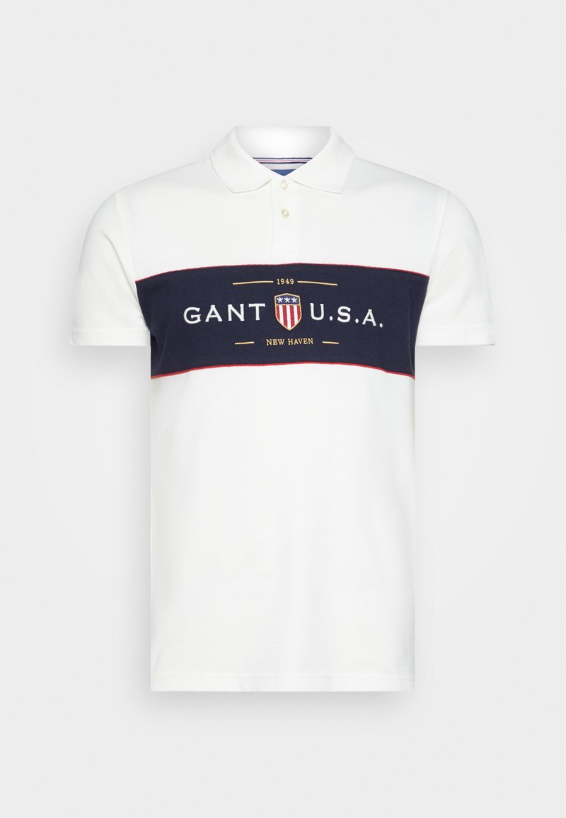GANT BANNER SHIELD RUGGER - Polo - eggshell/crema - Zalando.es