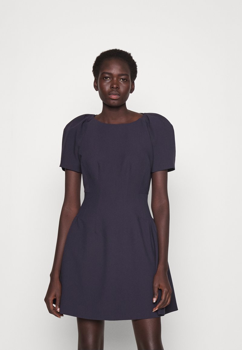 HUGO KARLOLA - Robe de jour - navy/bleu marine - ZALANDO.FR