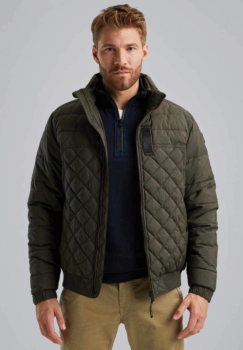 PME Legend CARGO GLIDER - Winter jacket - beluga/dark green - Zalando