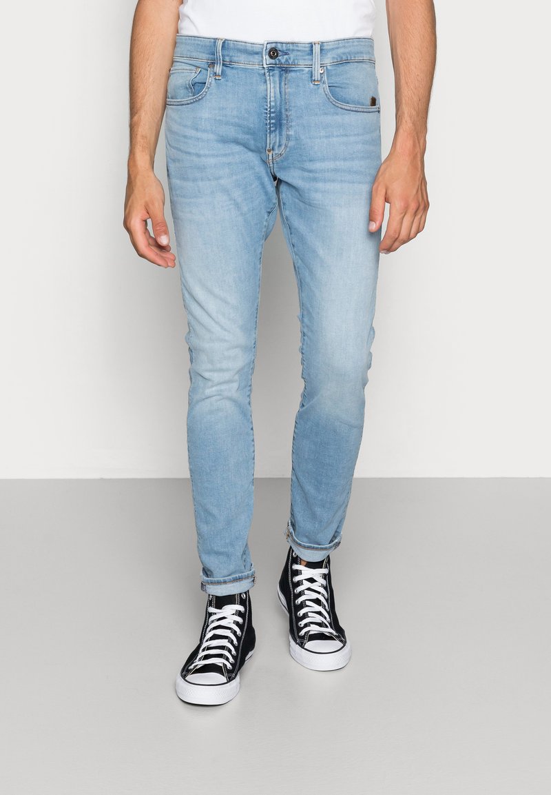 G-Star REVEND - Jeans Skinny Fit - light indigo aged/blue denim ...