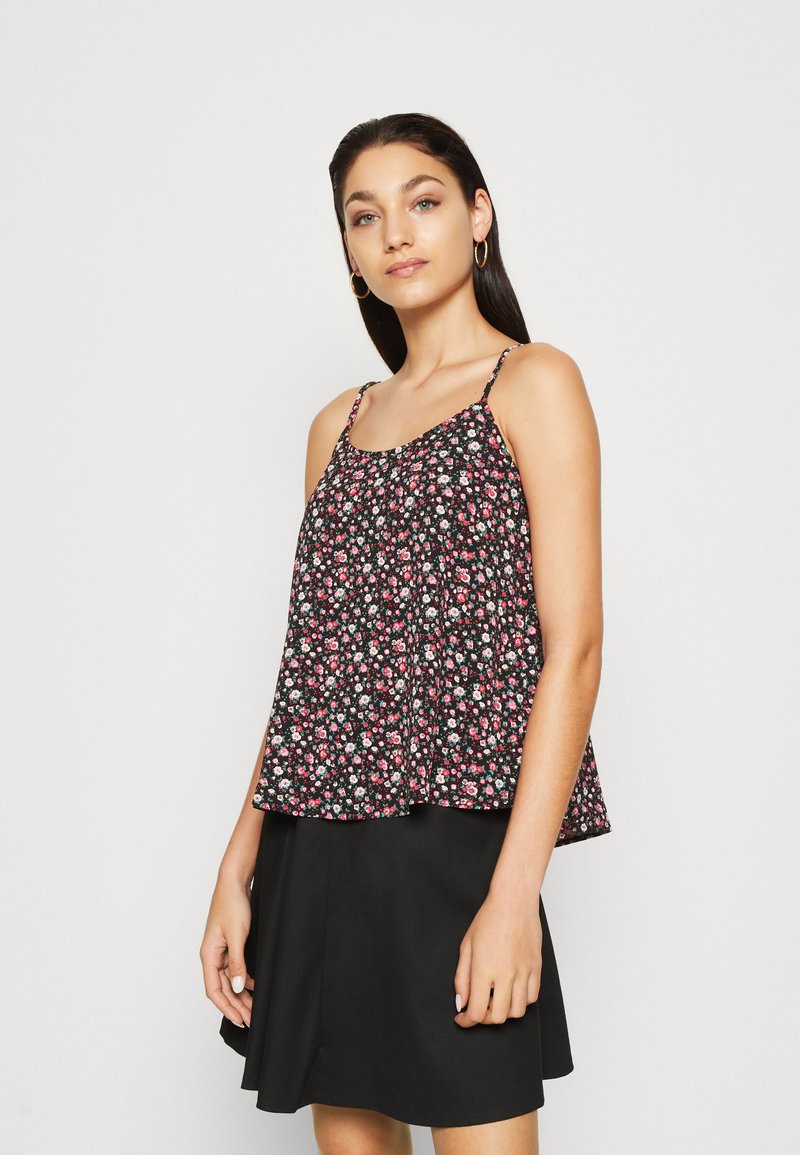 JDY JDYCAMILLA STRAP - Top - black/multi/zwart - Zalando.nl