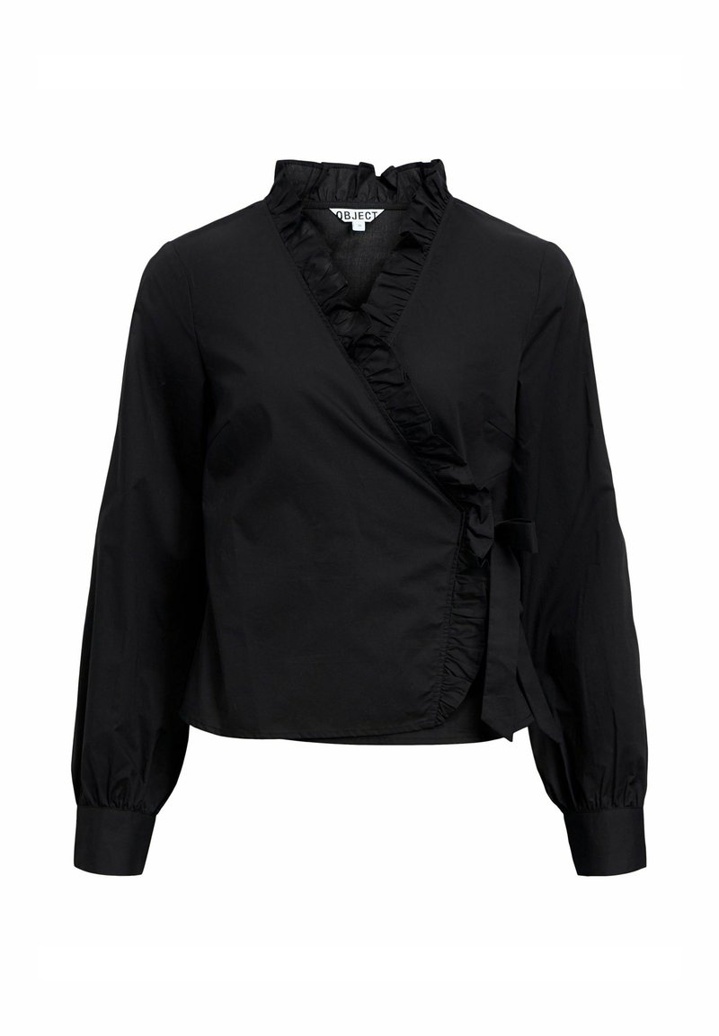 Object WICKEL GERÜSCHTES - Blus - black/svart - Zalando.se