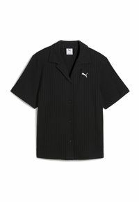 Puma Button-down blouse - black - Zalando