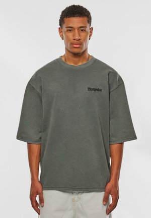 Dropsize HEAVY V2 EMBO - T-Shirt print - cream white/weiß - Zalando.ch