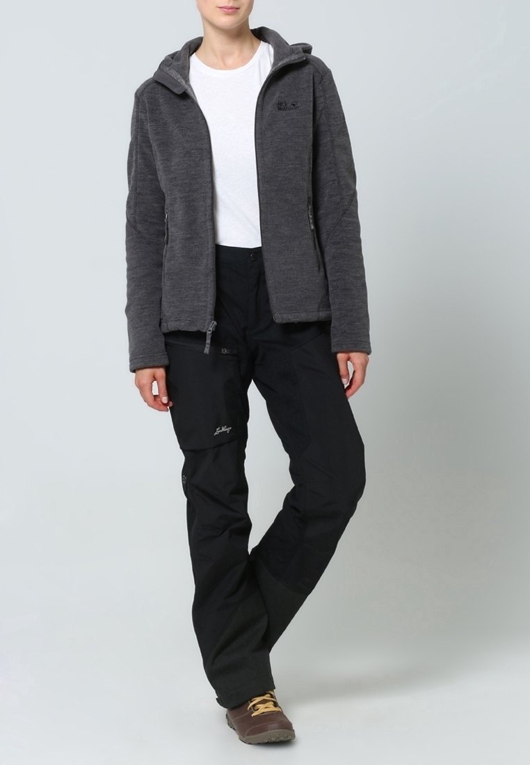 Jack Wolfskin Giacca in pile - dark grey/grigio scuro - (Second hand ...