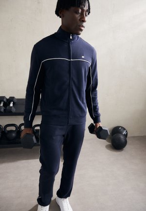 Champion NEW YORK YANKEES TRACKSUIT - Survêtement - black/white/noir ...