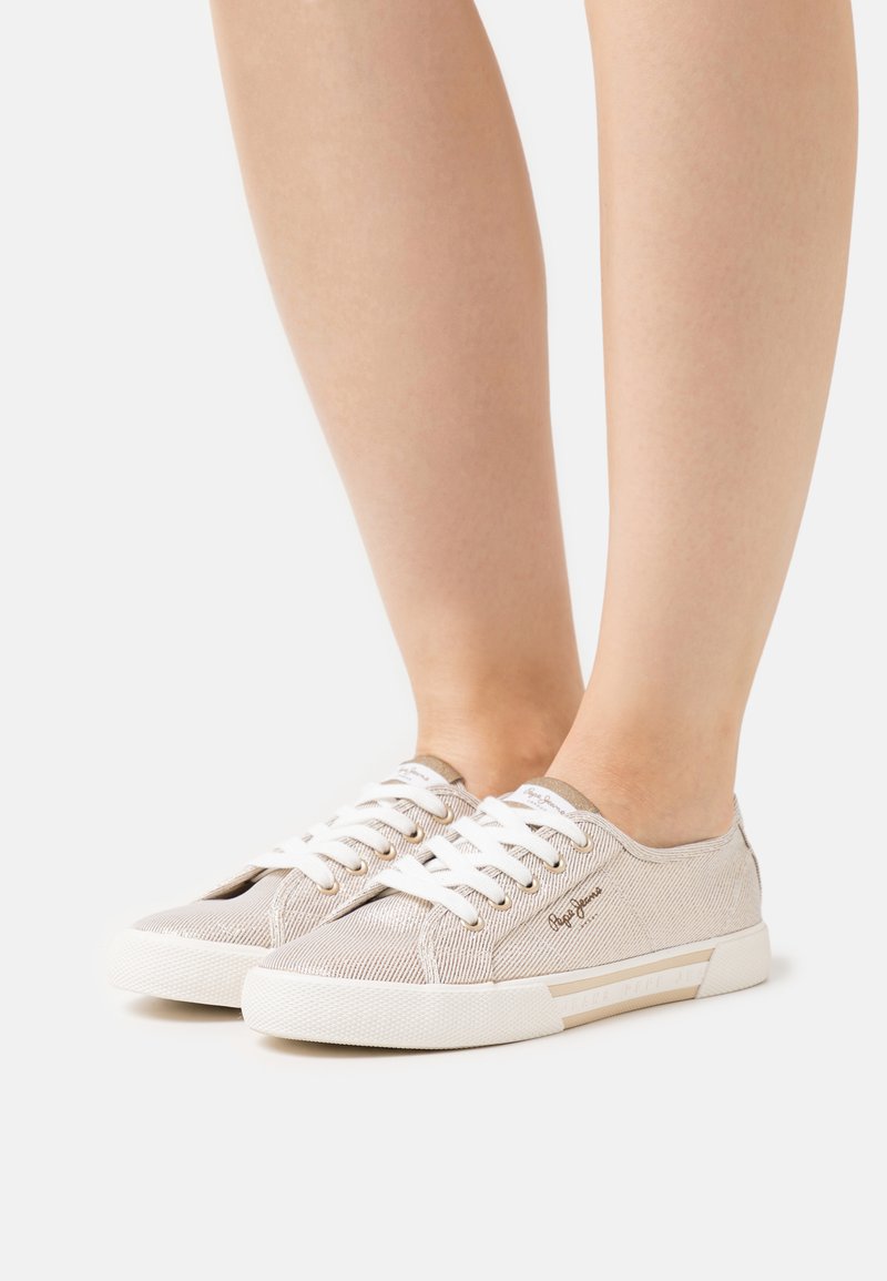 Pepe Jeans BRADY PARTY - Trainers - gold/gold-coloured - Zalando.co.uk