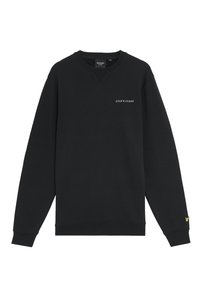 Lyle & Scott MID LAYERS LOOPBACK EMBROIDERED CREW NECK - Felpa - z jet ...