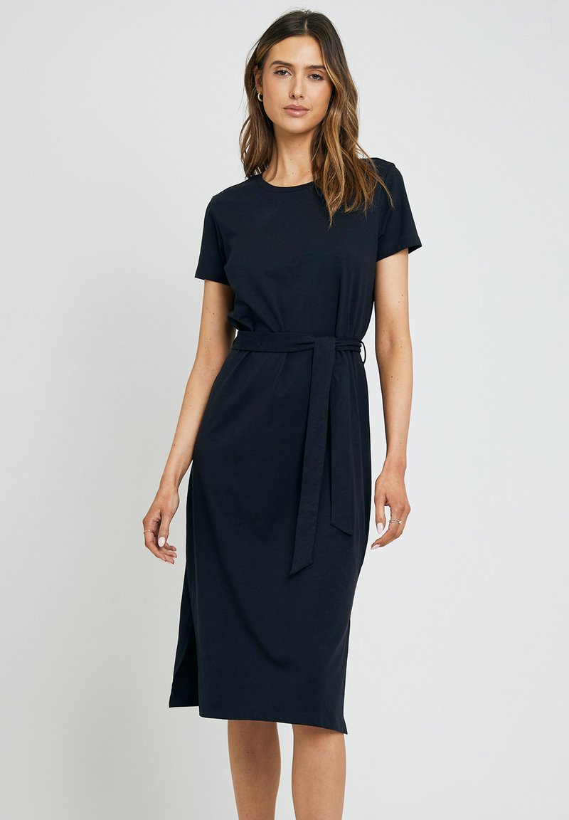 Threadbare THB GEMMA MIDI - Jersey dress - black - Zalando.ie