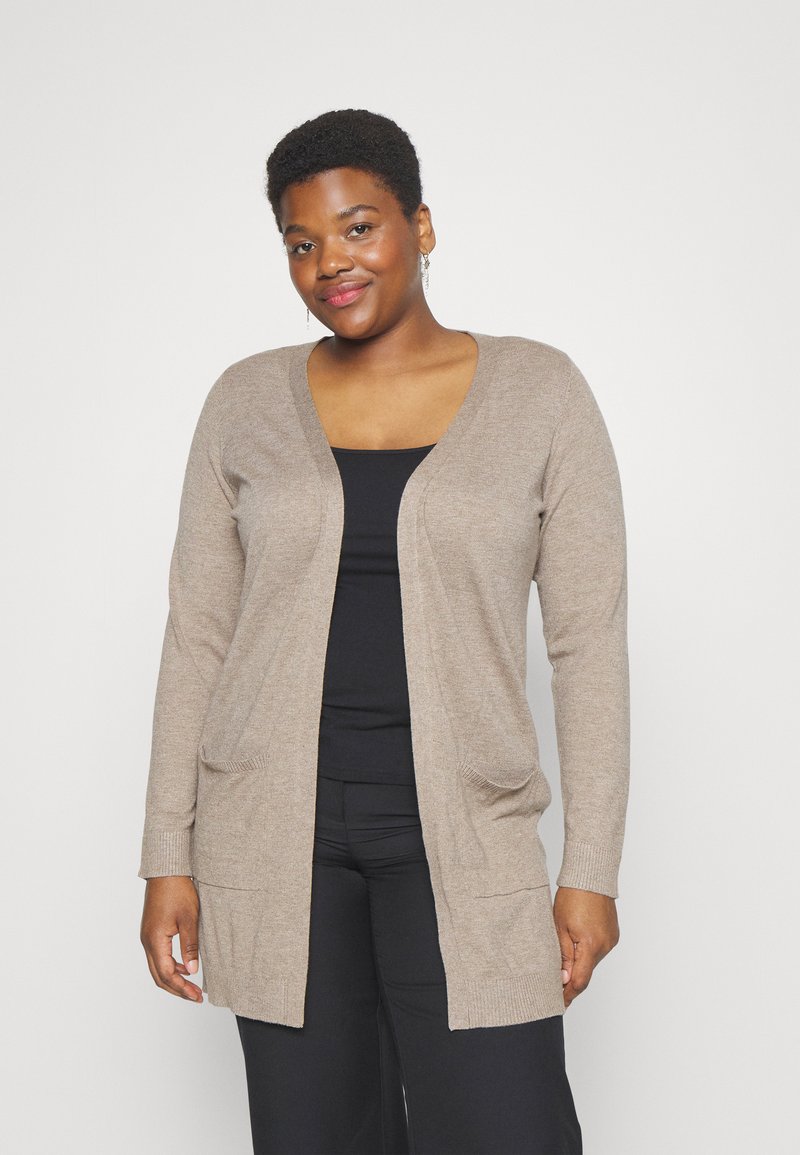 Object Curve OBJTHESS CARDIGAN - Cardigan - fossil melange/bej - Zalando.ro