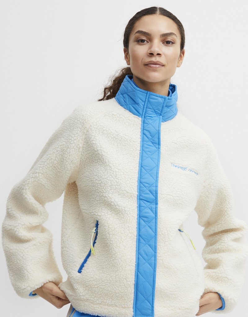 TheJoggConcept JCBerri - Fleece jacket - malibu blue mix/blue - Zalando