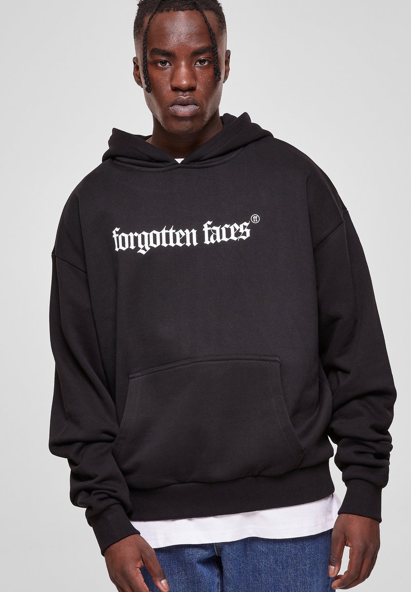 Forgotten Faces FOF LOGO ULTRA HEAVY OVERSIZED BOX HOODY - Hoodie - black - Zalando.ie