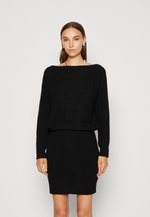Guess ELODIE MIDI DRESS - Robe pull - jet black/noir - ZALANDO.FR