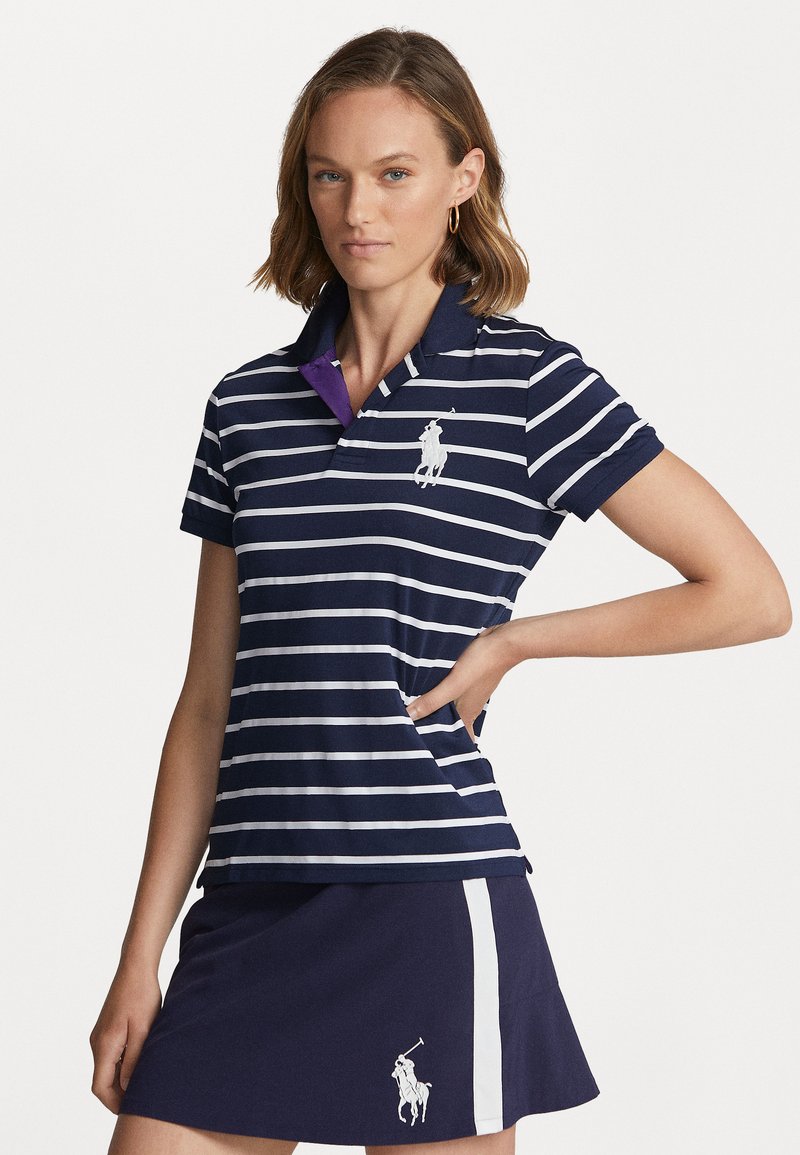 Polo Ralph Lauren BALL SHORT SLEEVE - Polo shirt - refined navy/ceramic ...