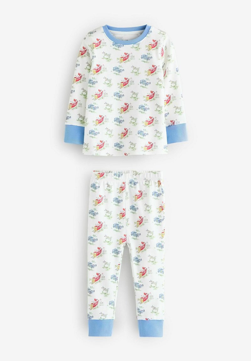 Next SET - Pyžamová sada - blue white cars/modrá - Zalando.cz