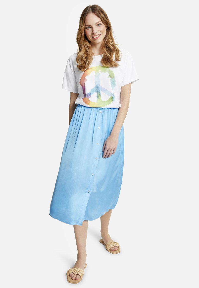 Heartkiss Fustă maxi - artic blue/albastru metalic - Zalando.ro