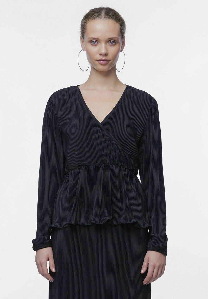 Pieces WICKEL PCOSSA - Blusa - black/negro - Zalando.es