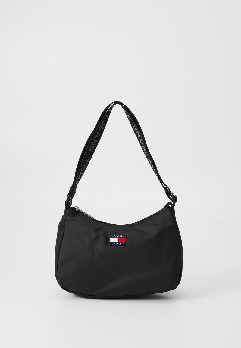 Tommy Jeans DAILY SHOULDER BAG - Umhängetasche - black/schwarz - Zalando