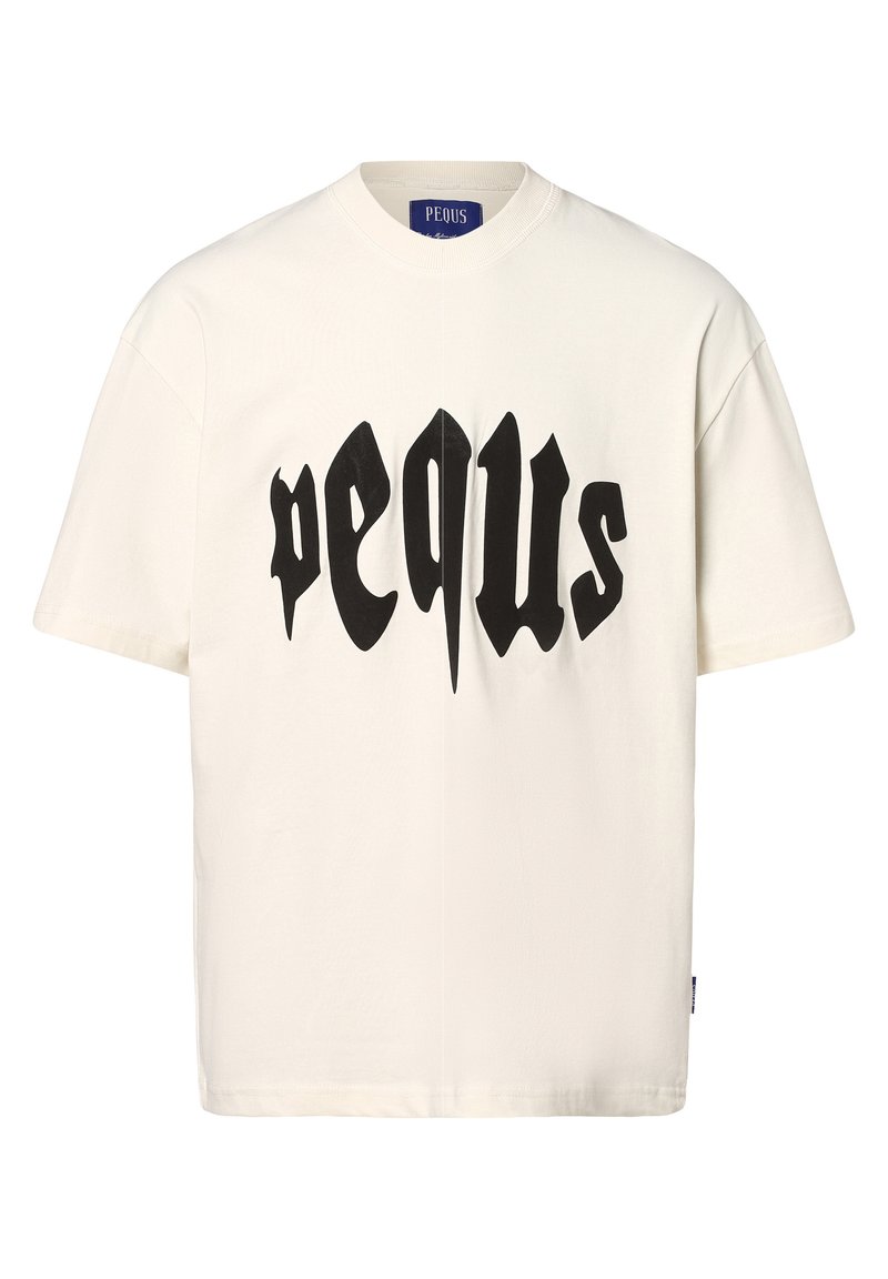 PEQUS MYTHIC LOGO UNISEX - Print T-shirt - star white/off-white - Zalando