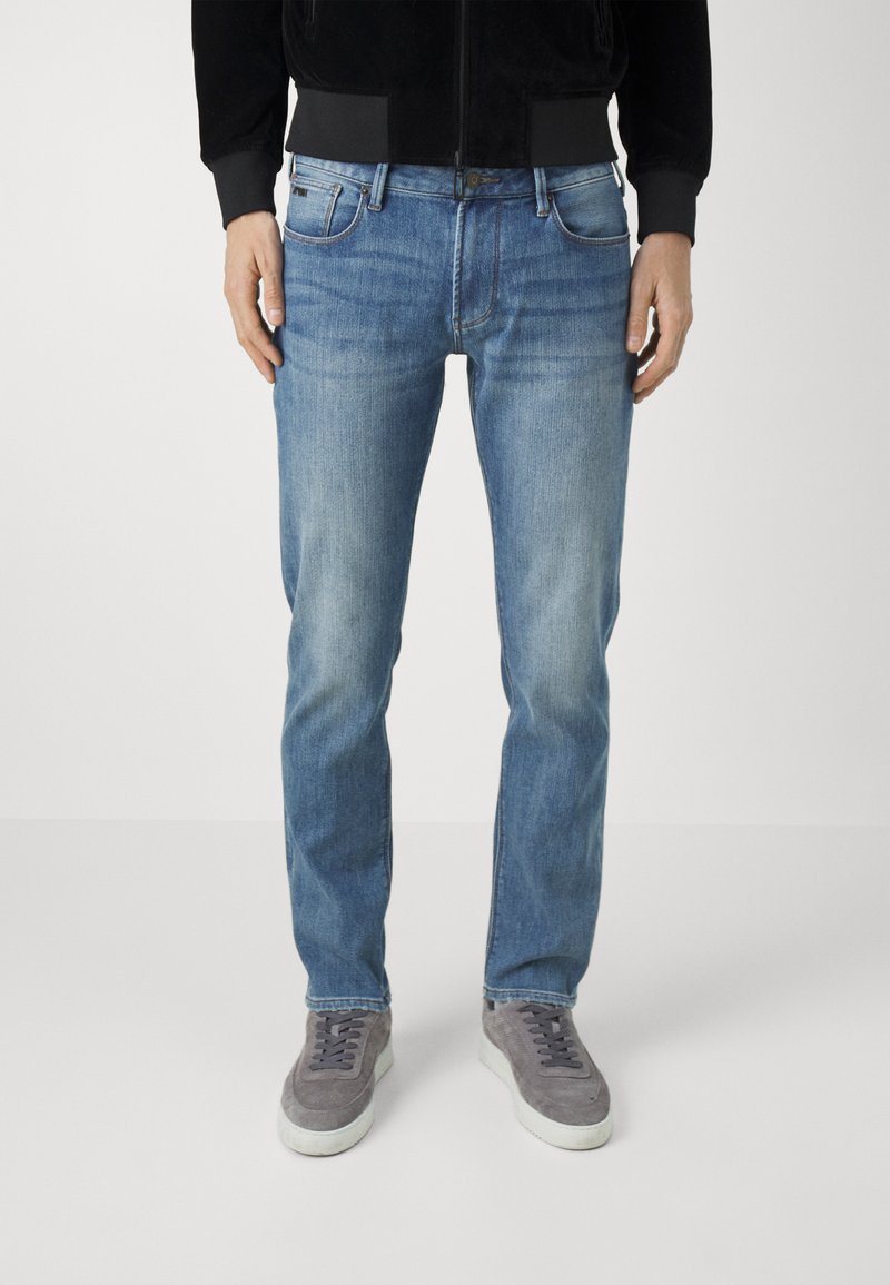 Emporio Armani Vaqueros slim fit - blue/blue denim - Zalando.es