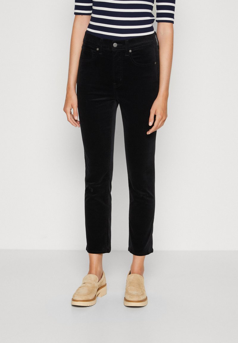 GAP VINTAGE SLIM - Pantalon classique - black/noir - ZALANDO.FR