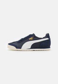 Puma ROMA OG UNISEX - Trainers - peacoat/white/whisper white/team gold ...