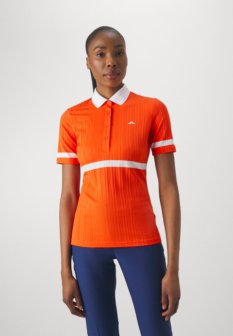 J.LINDEBERG Sports MOIRA - Polo shirt - tangerine tango/orange - Zalando.ie